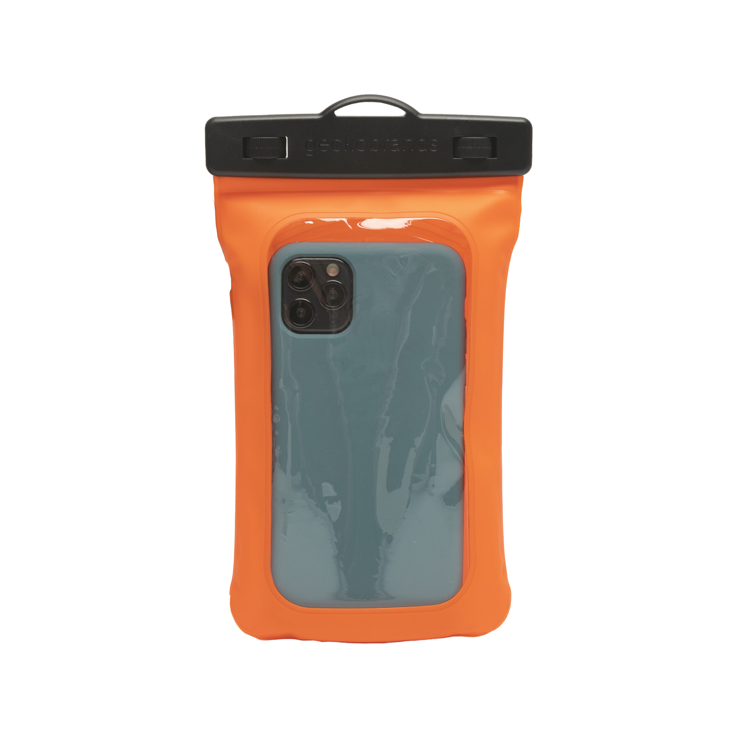 Float phone dry bag orange Geckobrands - Angler | Tienda de artículos ...